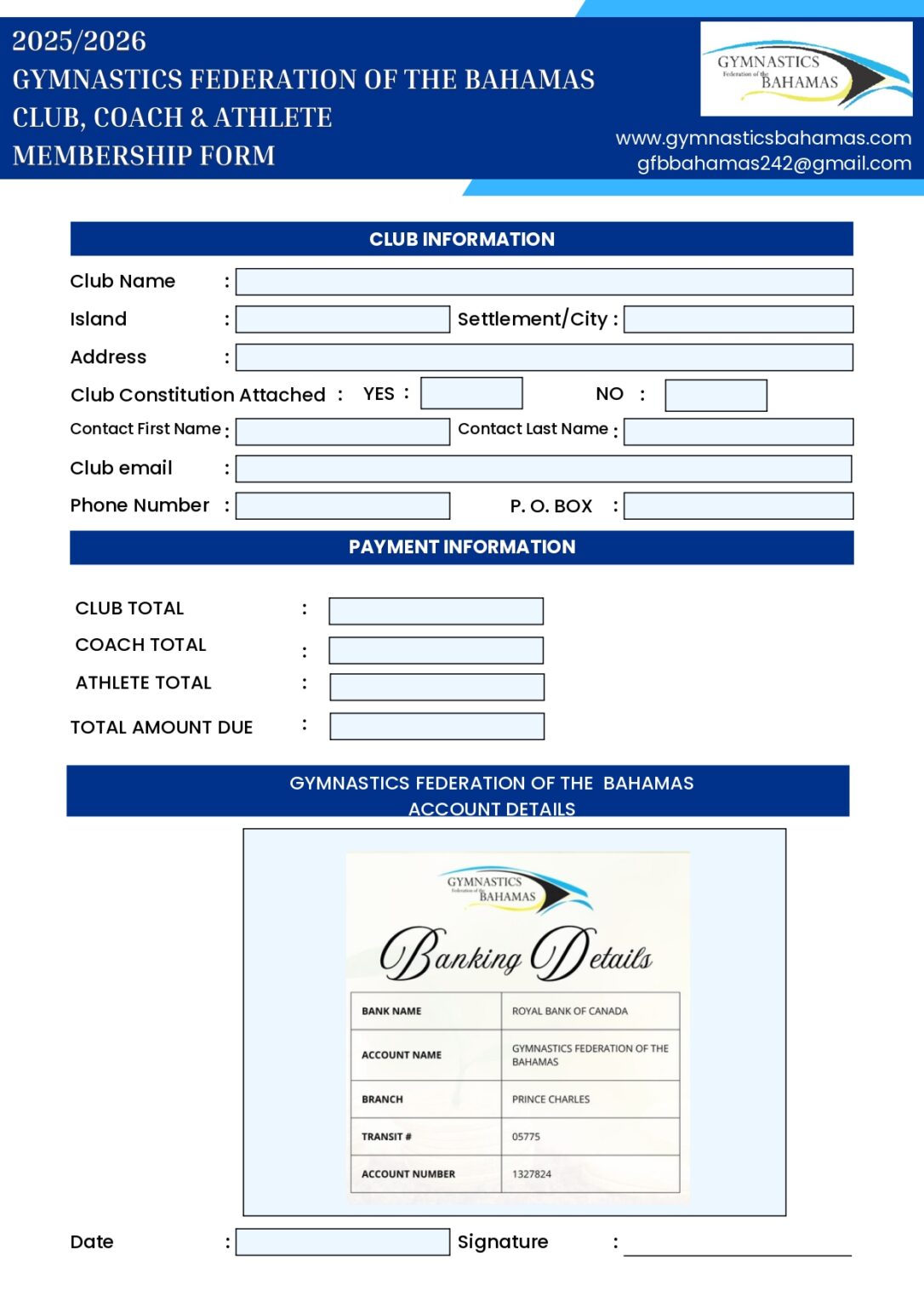 Become A Member – The Gymnastics Federation of The Bahamas